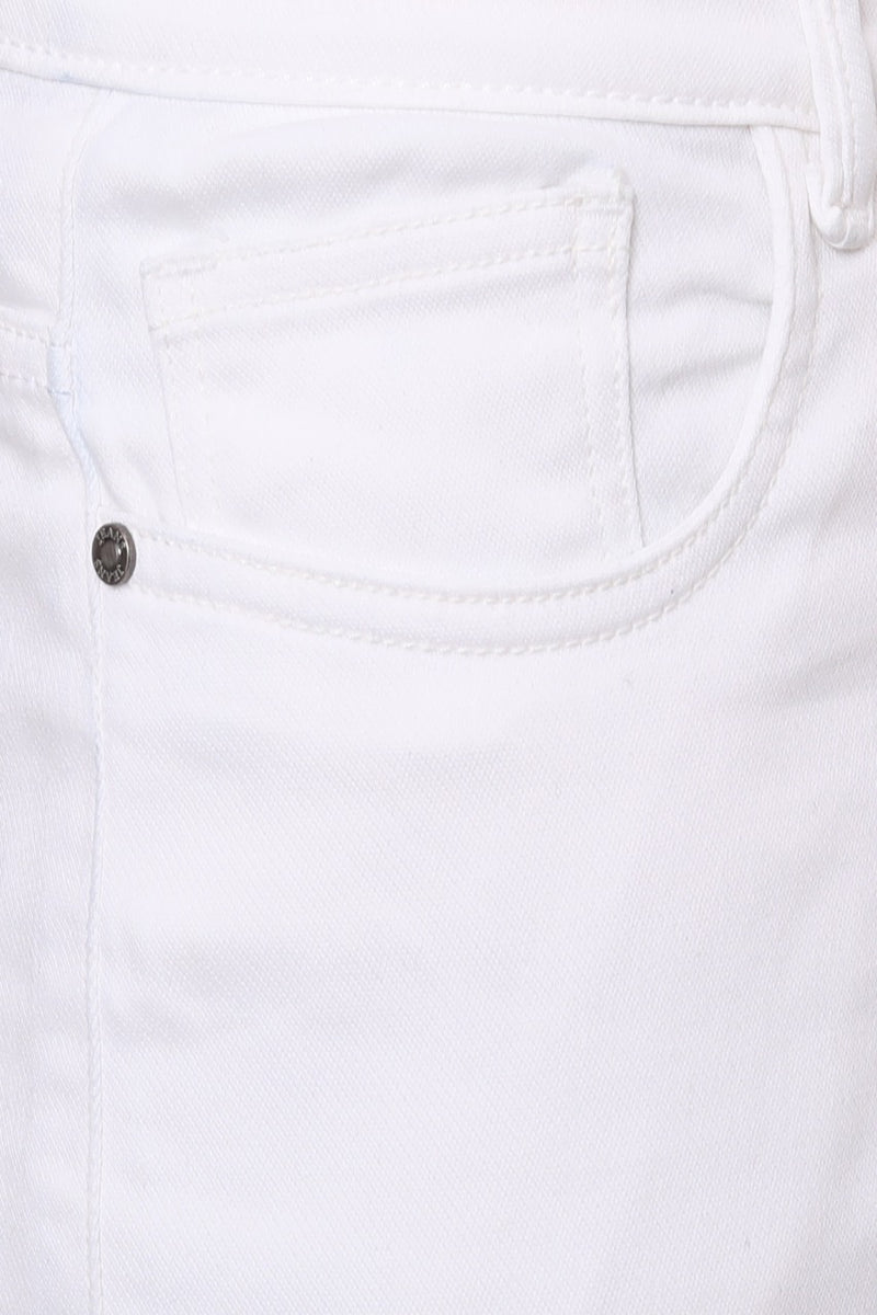Mid Rise White Denim Fabric – AttireLab